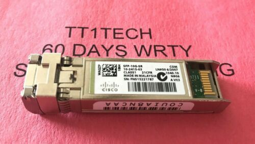 Genuine Cisco SFP-10G-SR 10-2415-03 V03 SFP+ Transceiver made in ...