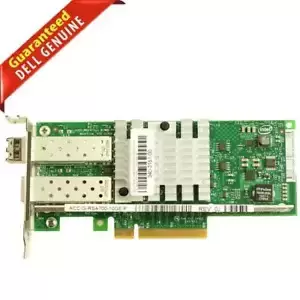 0942V6 PCIe Network Card Dell Intel X520-DA2 Dual Port 10Gb SFP+ PCIe ...
